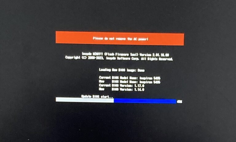 Inspiron5405/5505 画面が青くなるACPI_BIOS_ERRORの改善方法 | チョコログ CHOCOLOG